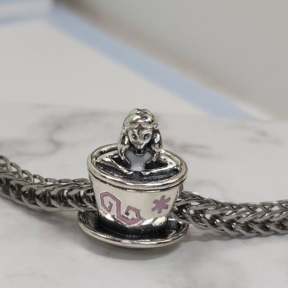 Pandora | Jewelry | Pandora Alice In Wonderland Teacup Charm | Poshmark